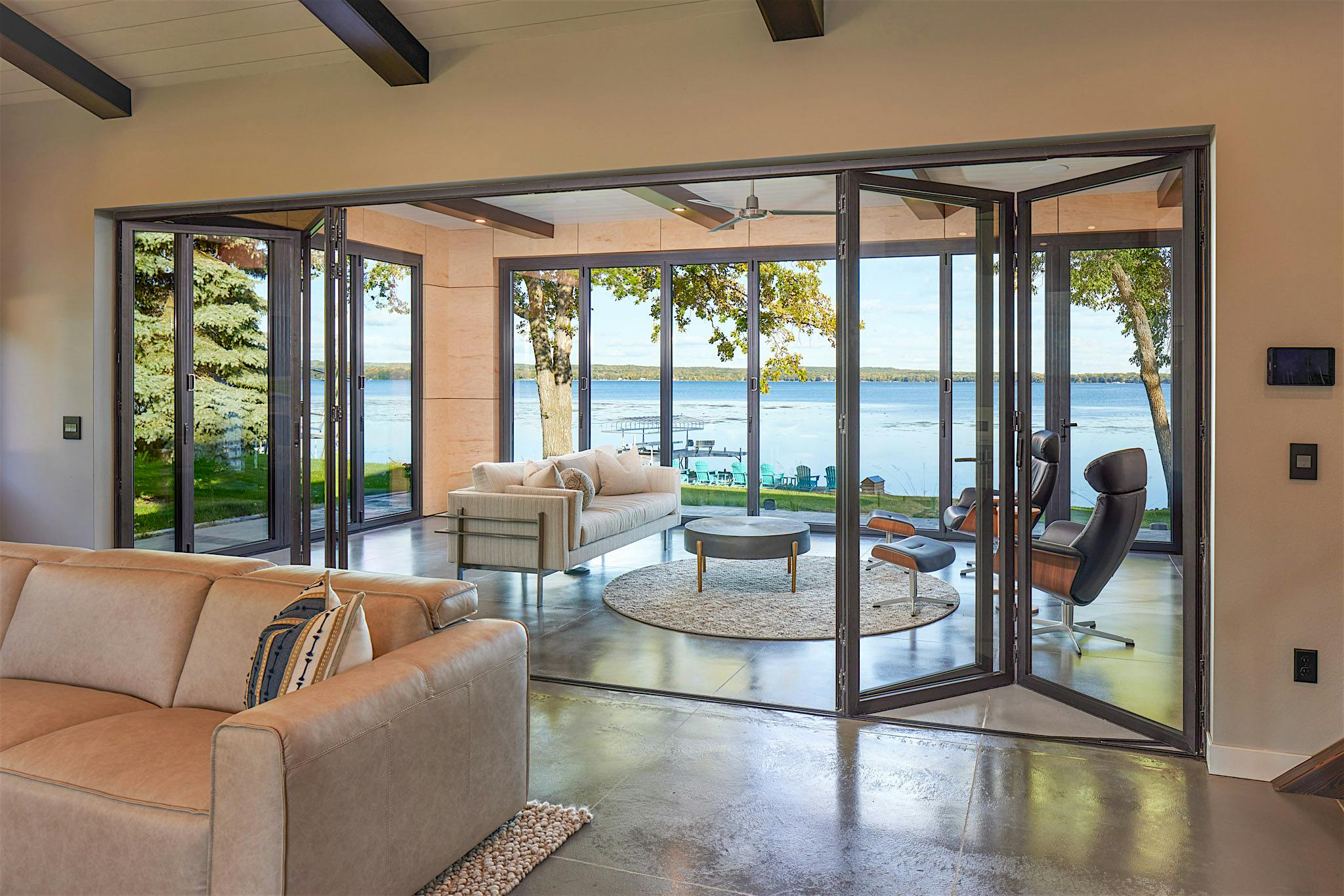 Next Level Lakeside Living With Generation 4 Folding Glass Walls Nanawall
